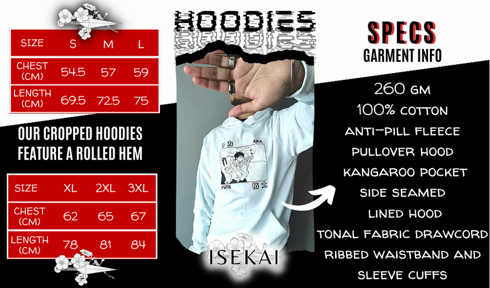 Size Chart – Isekai